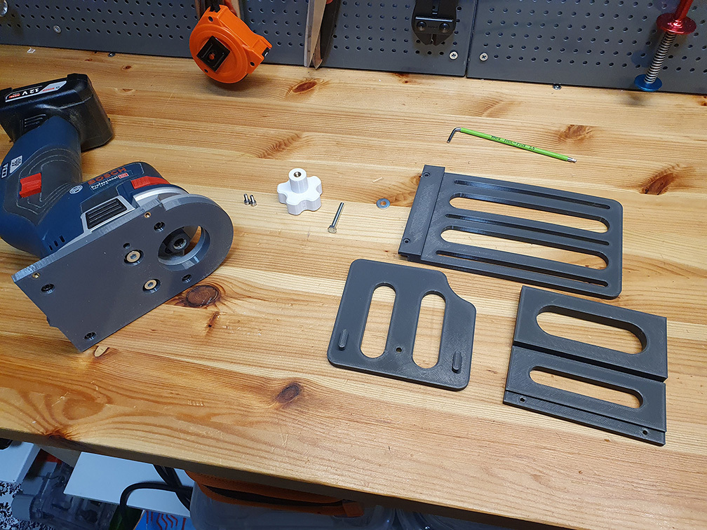 Modular Router Plate for Bosch GKF-12V by Torkild | Download free STL ...