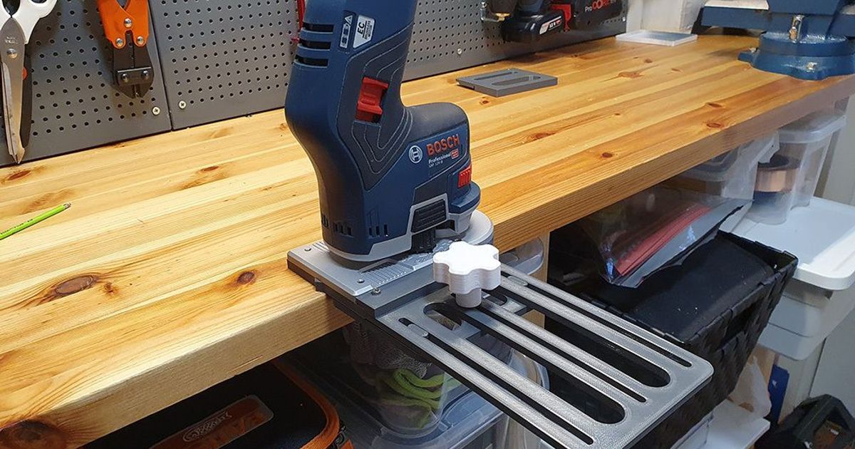 Modular Router Plate for Bosch GKF-12V by Torkild | Download free STL ...