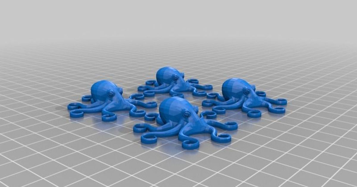 Barrel of Octopuses by Shane Graber | Download free STL model ...