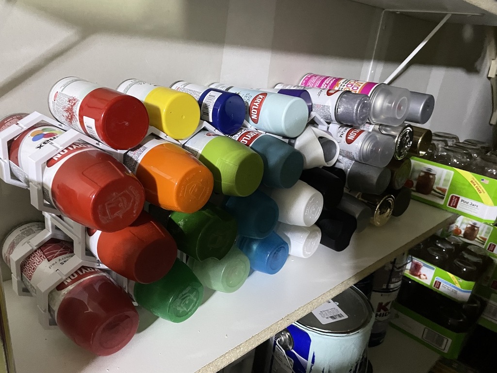 Modular Spray Paint Can Organizer by perfuzion | Download free STL ...