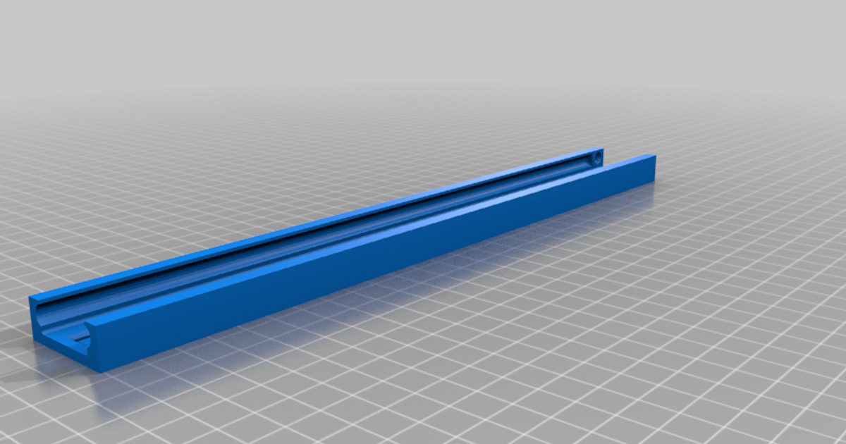 Extended Sliding Keyboard Tray by perfuzion | Download free STL model ...