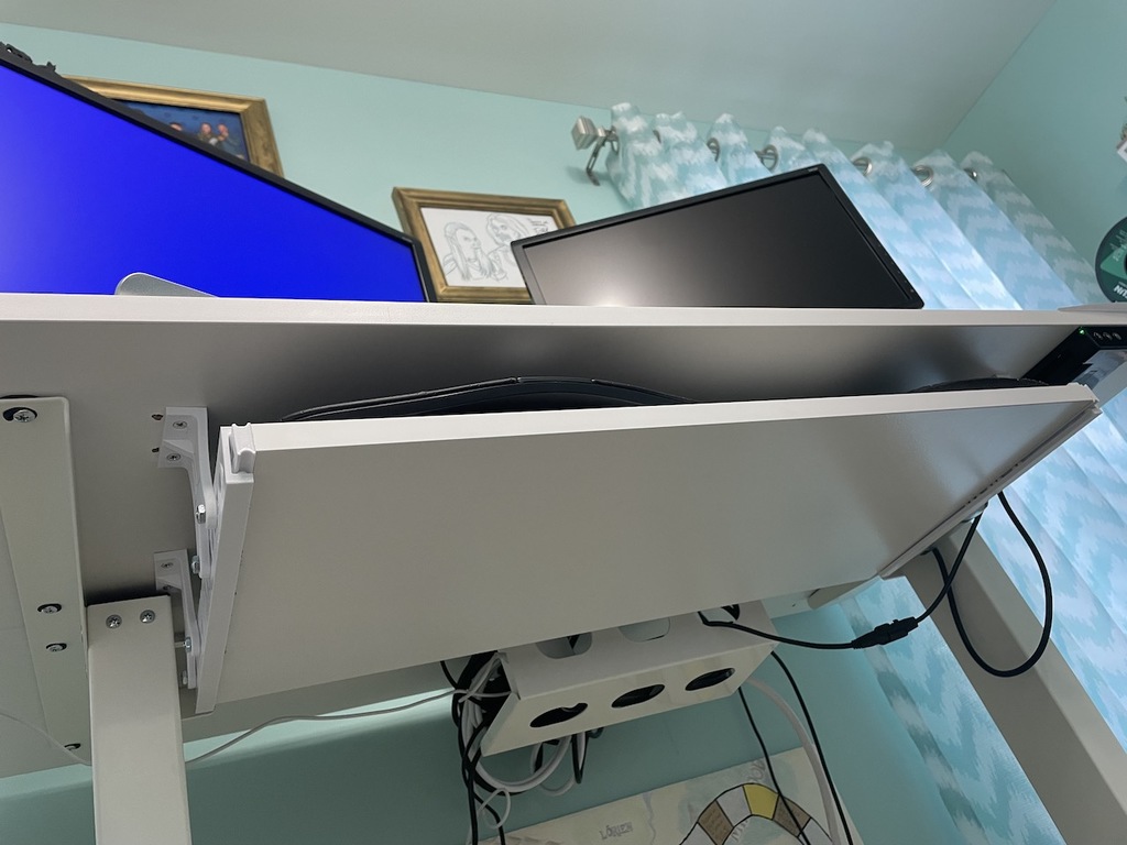 Extended Sliding Keyboard Tray by perfuzion | Download free STL model ...