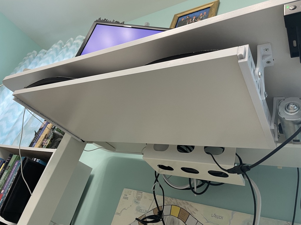 Extended Sliding Keyboard Tray by perfuzion | Download free STL model ...