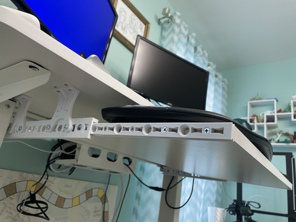 Extended Sliding Keyboard Tray by perfuzion | Download free STL model ...