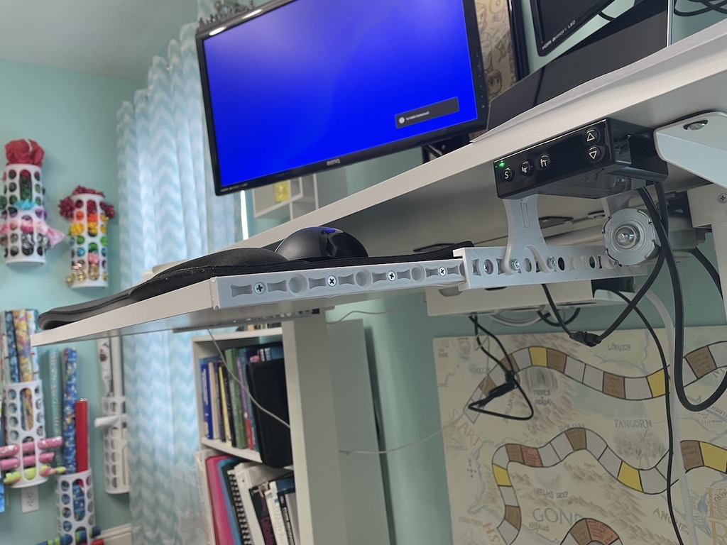 Extended Sliding Keyboard Tray by perfuzion | Download free STL model ...