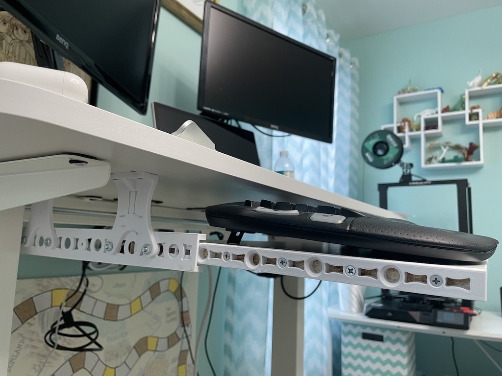 Extended Sliding Keyboard Tray by perfuzion | Download free STL model ...