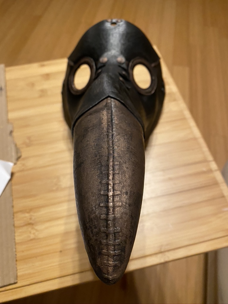 Extended Plague Doctor Mask Beak by perfuzion | Download free STL model ...