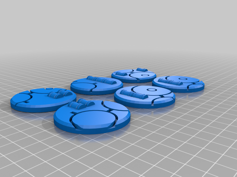 50mm space zombie bases by Horror- | Download free STL model ...