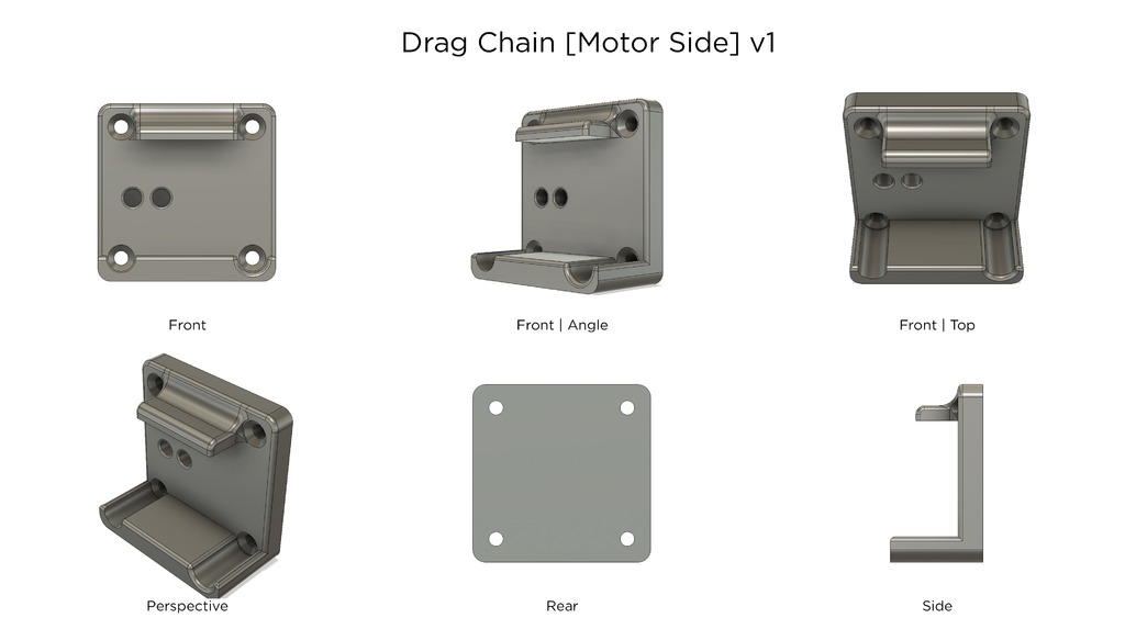 Railcore II Drag Chain Solution by Cynical Owl | Download free STL ...