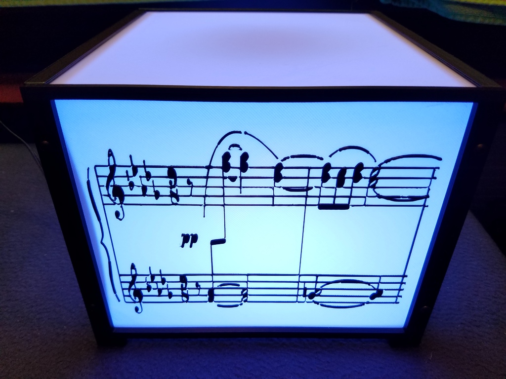 Piano Light Box 6x7x7.5(rough) by n9jcv | Download free STL model ...