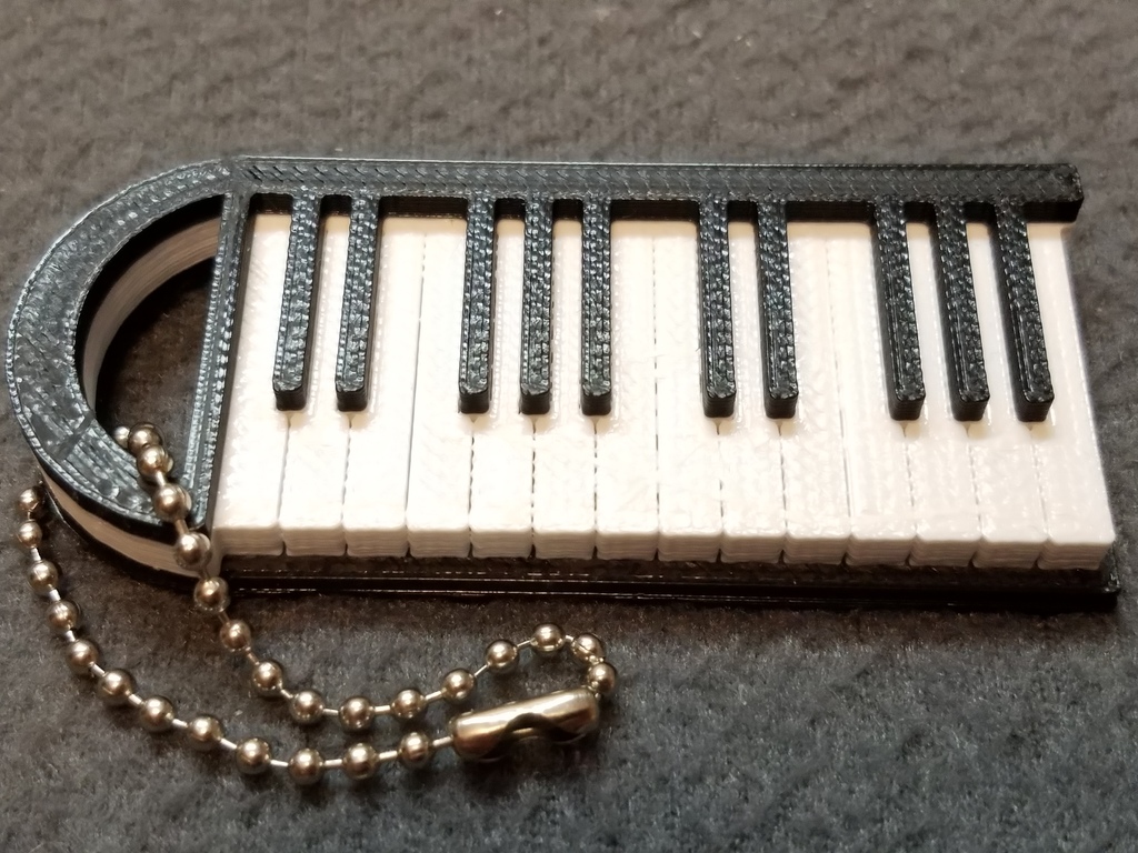 Piano Keychain by n9jcv | Download free STL model | Printables.com