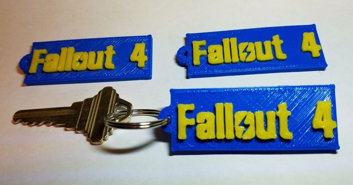 Fallout 4 key chain FOB by n9jcv | Download free STL model | Printables.com