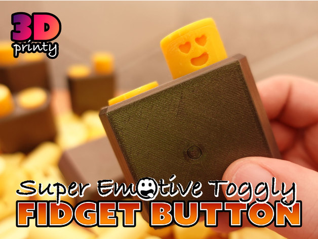 Super Toggly Fidget Button by 3D Printy | Download free STL model ...