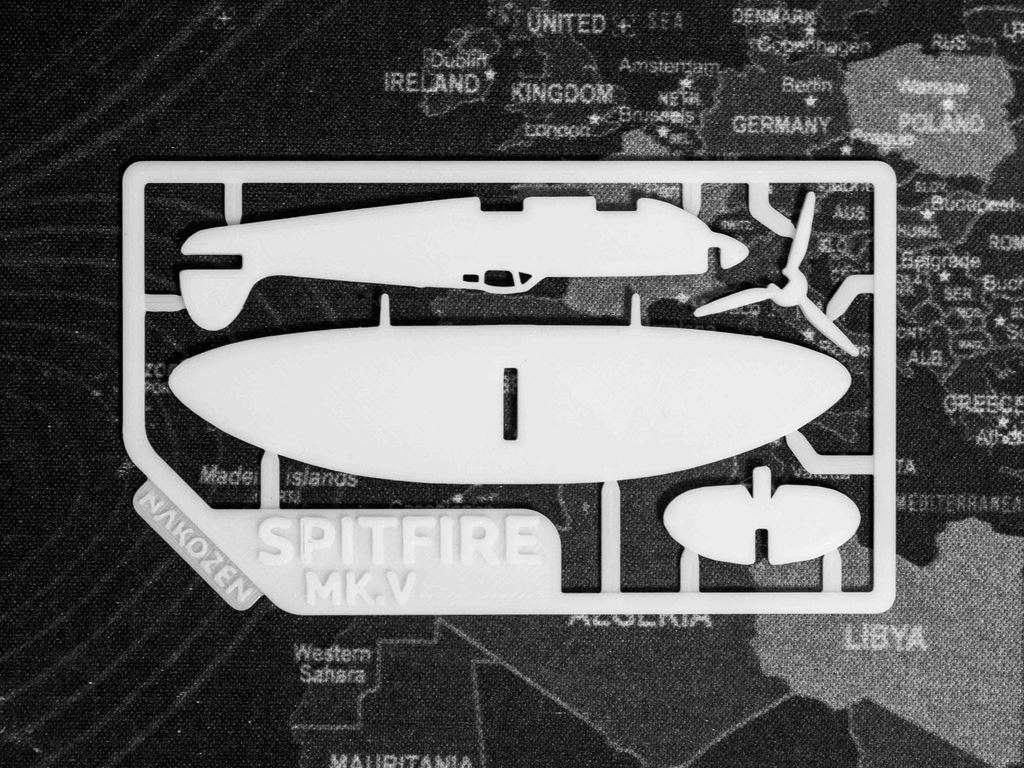 Spitfire MK.V Kit Card by Nakozen | Download free STL model ...