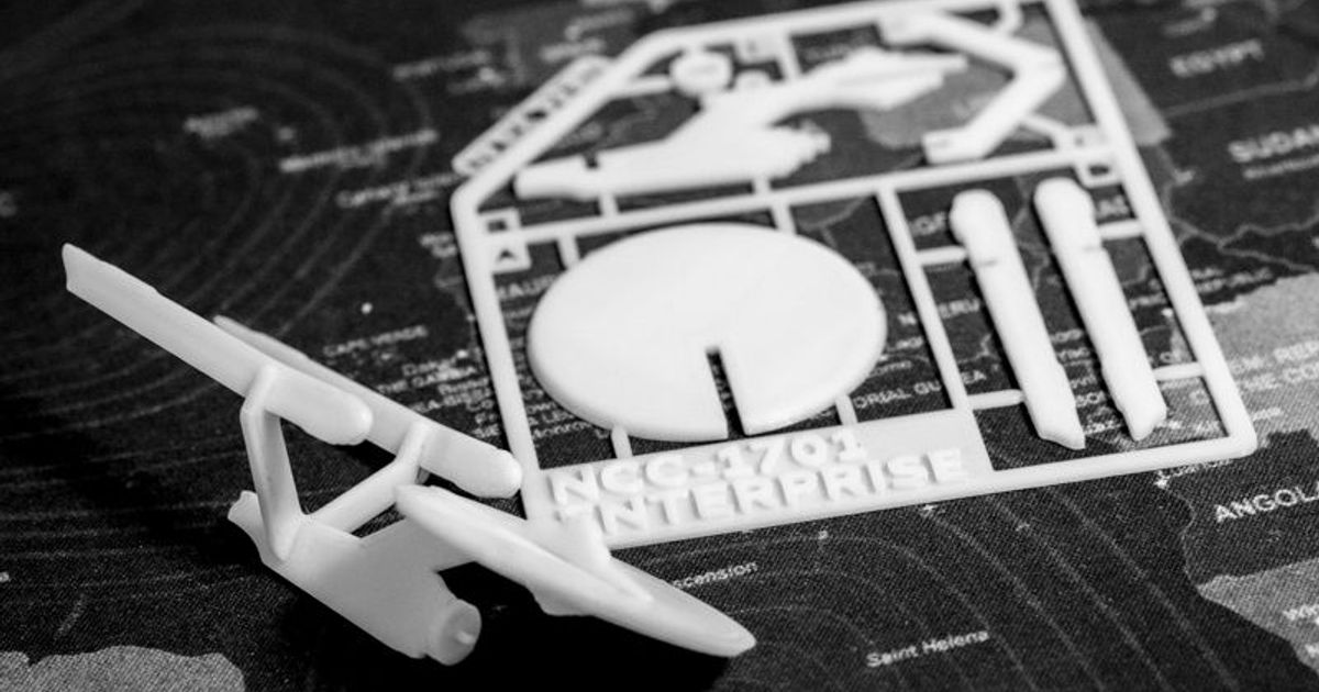 NCC-1701 Enterprise Kit Card by Nakozen | Download free STL model ...