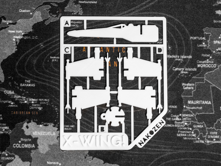 X-Wing Kit Card REDUX by Nakozen | Download free STL model | Printables.com