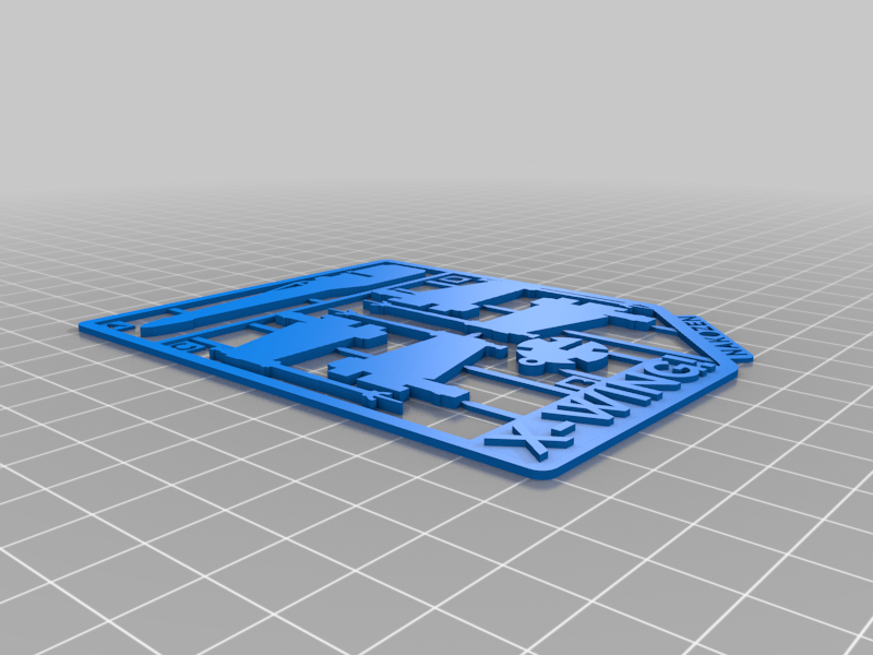 X-Wing Kit Card REDUX by Nakozen | Download free STL model | Printables.com
