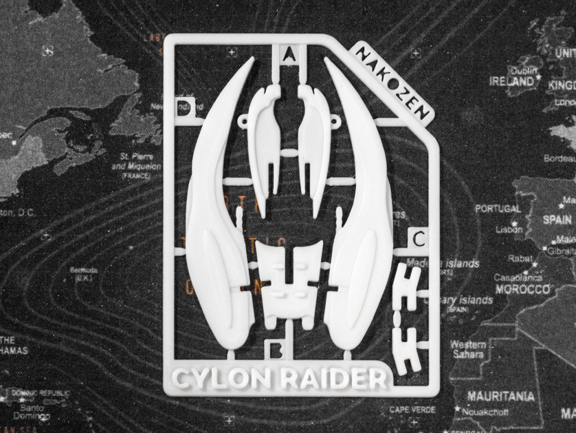 Cylon Raider Kit Card por Nakozen | Descargar modelo STL gratuito ...