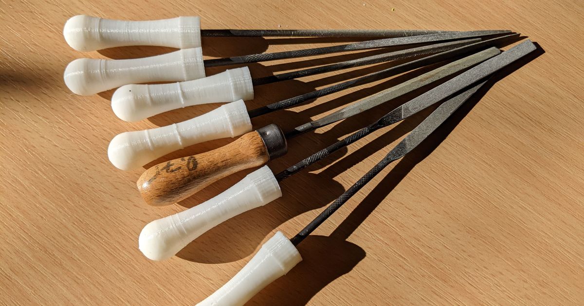 3mm file handle by Karel | Download free STL model | Printables.com