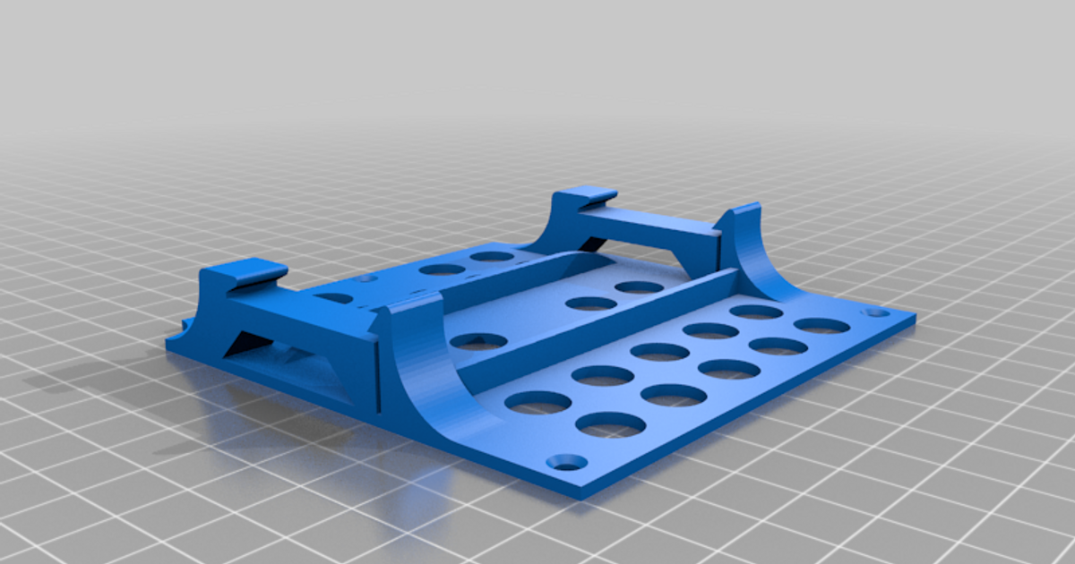 IMST ic880a ch2i pcb board holder for DIN rail (DIN rail mount) DIN ...
