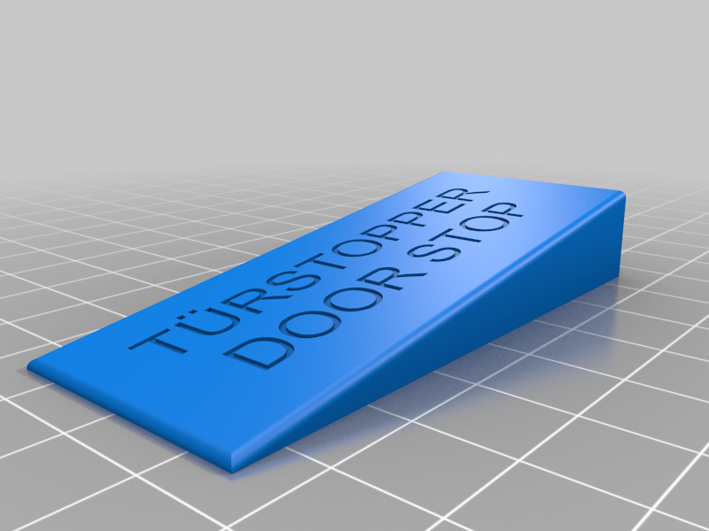 Super simple door stop/türstopper/türkeil 1-12mm hoch, 7cm lang von ...