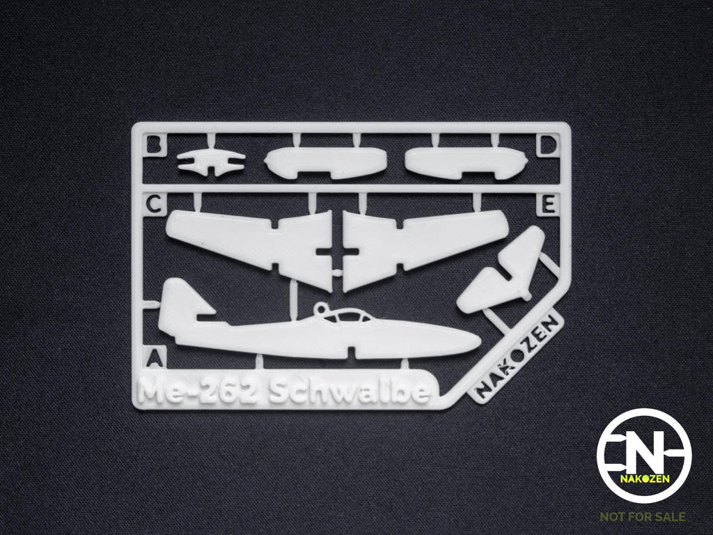 Me-262 Schwalbe Kit Card by Nakozen | Download free STL model ...