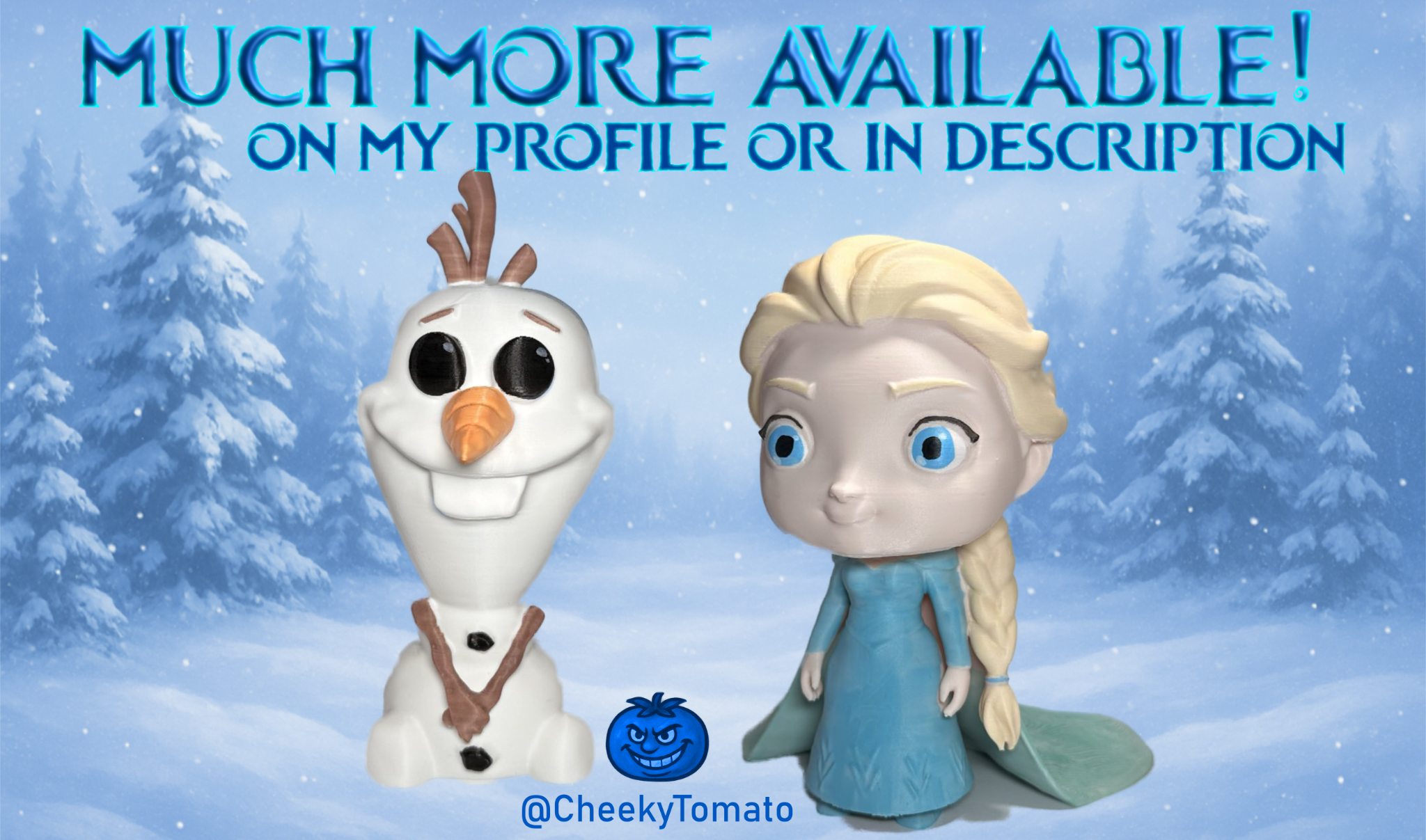 Olaf - Frozen DeskBuddy Figurine by CheekyTomato | Download free STL ...