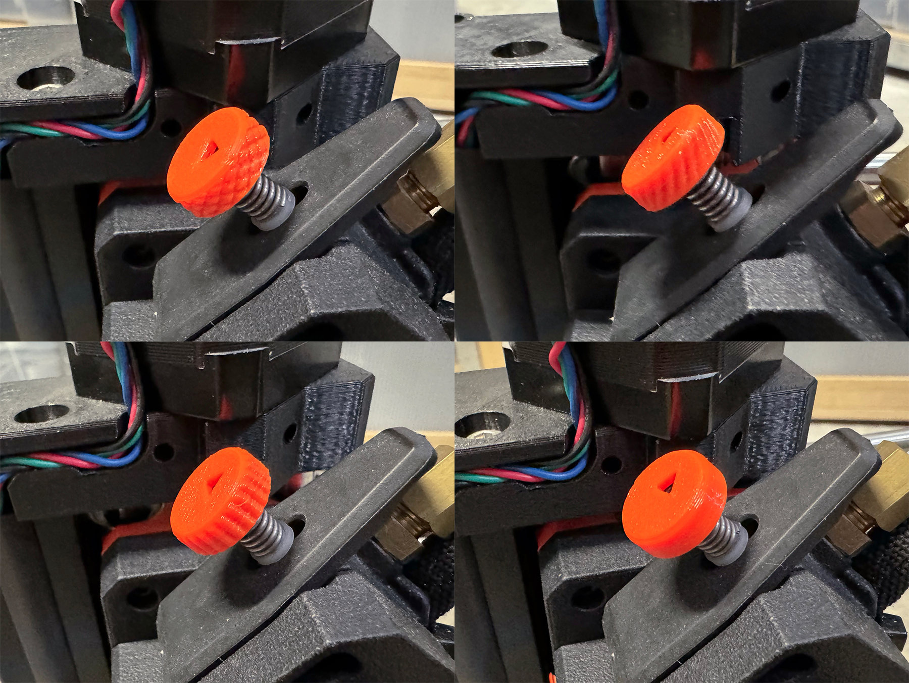 Prusa MINI Bondtech Extruder Thumbscrew Indicator (new V2) by ...
