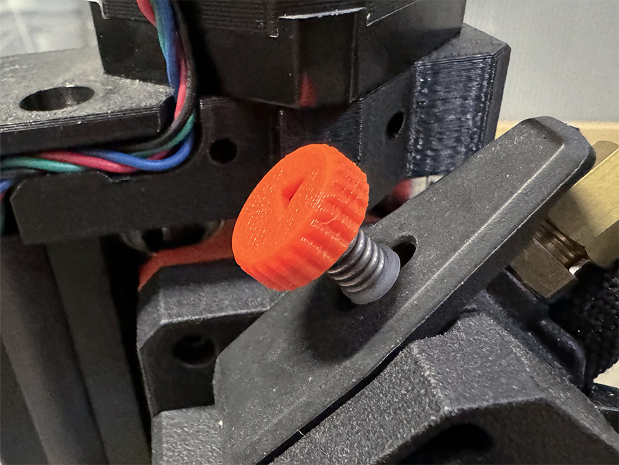 Prusa MINI Bondtech Extruder Thumbscrew Indicator (new V2) by ...
