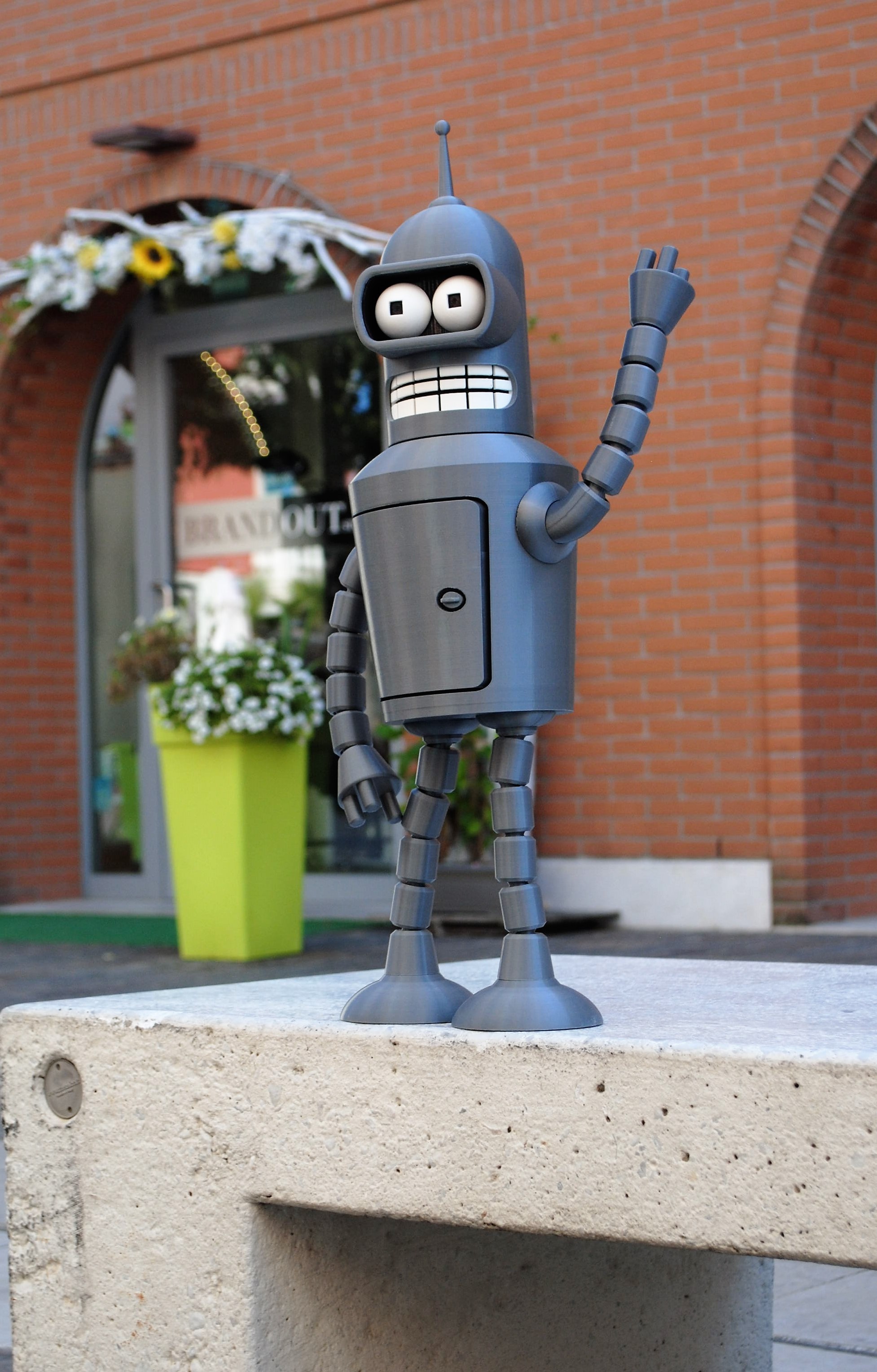 Bender articulated model by _Building_Arts_ | Download free STL model ...