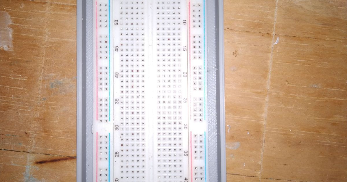 Raspberry Pi Zero Breadboard Holder By Thadjenkins Download Free Stl