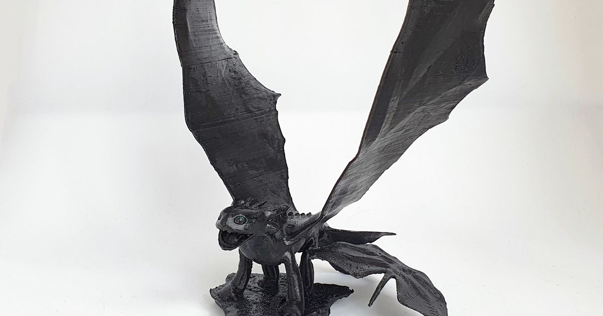 Toothless - How To Train Your Dragon by Malick | Download free STL ...