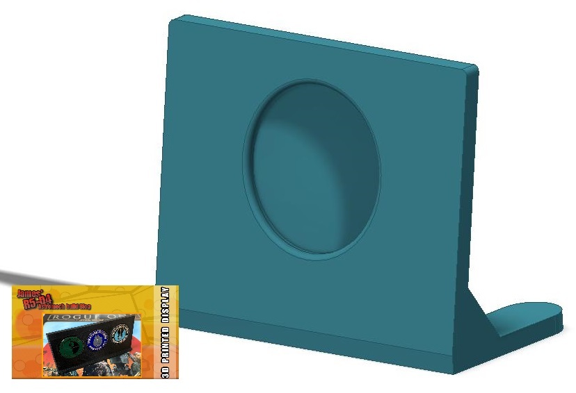 Pin Badge Stand x1 by JamesR5D4 | Download free STL model | Printables.com