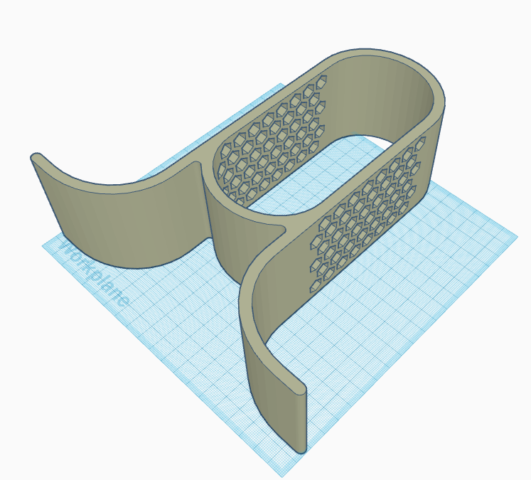 Headphone stand with hexagon pattern by Andrew Geltz | Download free ...