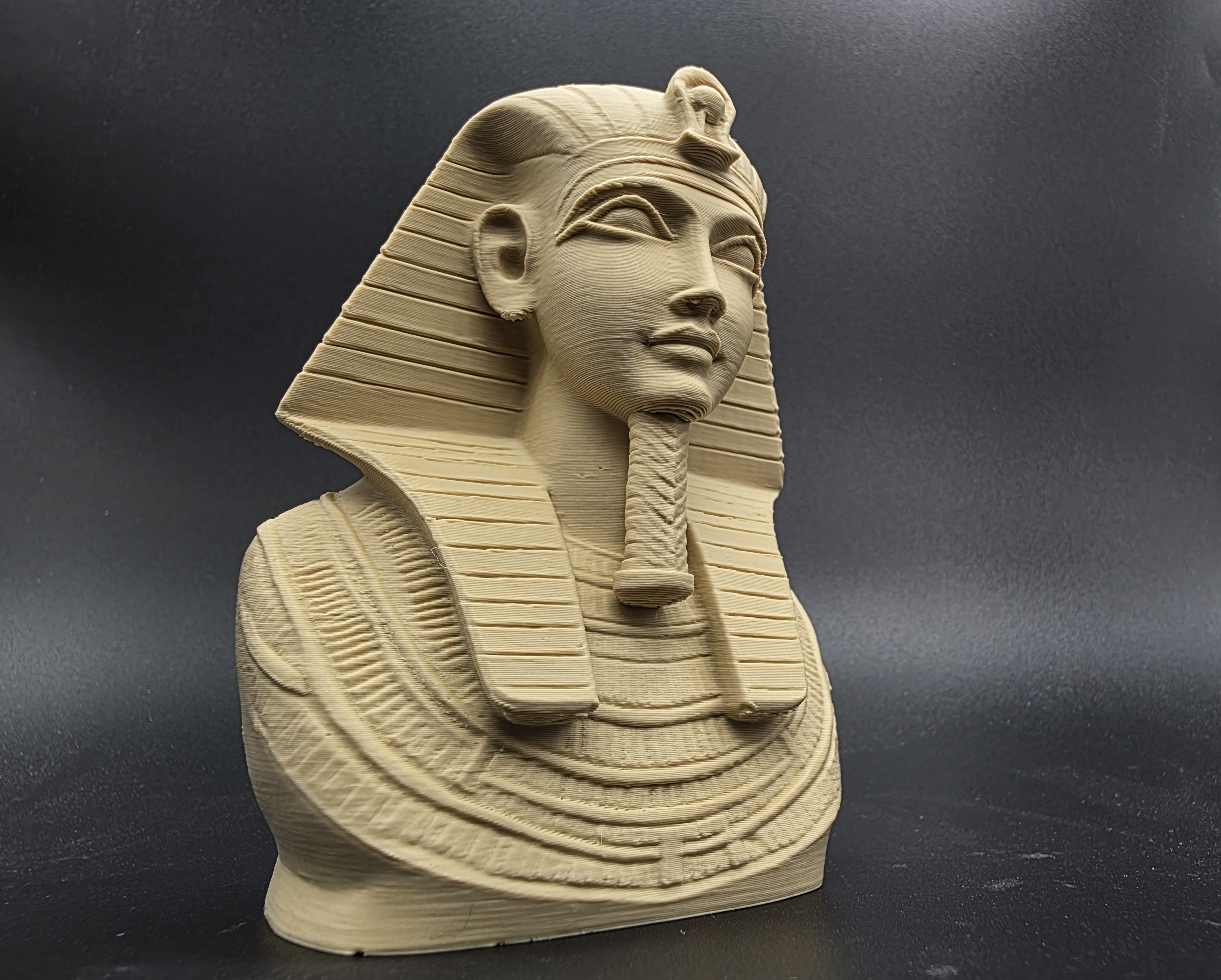 Egyptian Pharaoh Bust by Triple G Workshop | Download free STL model ...