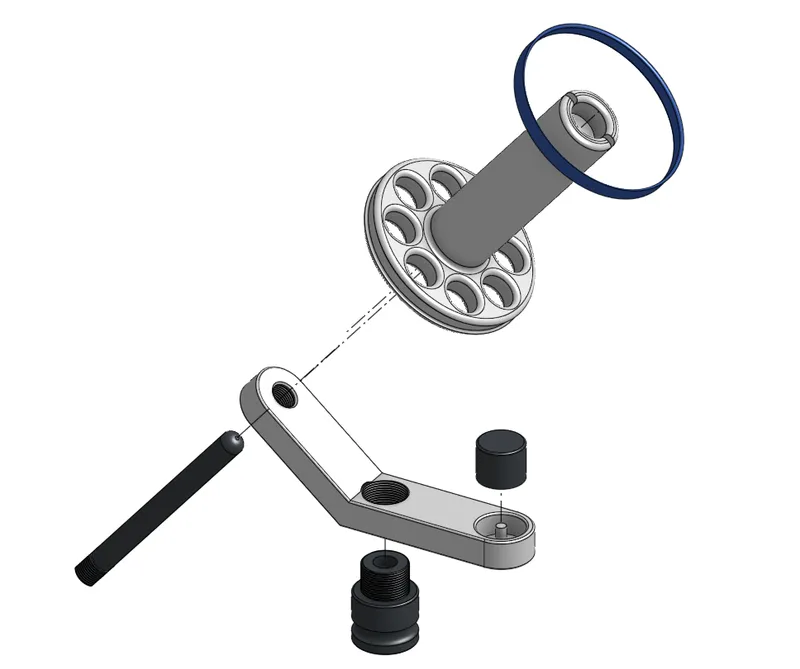 3D Printed Yarn Winder – 100% Printable by BGDglider | Download free ...