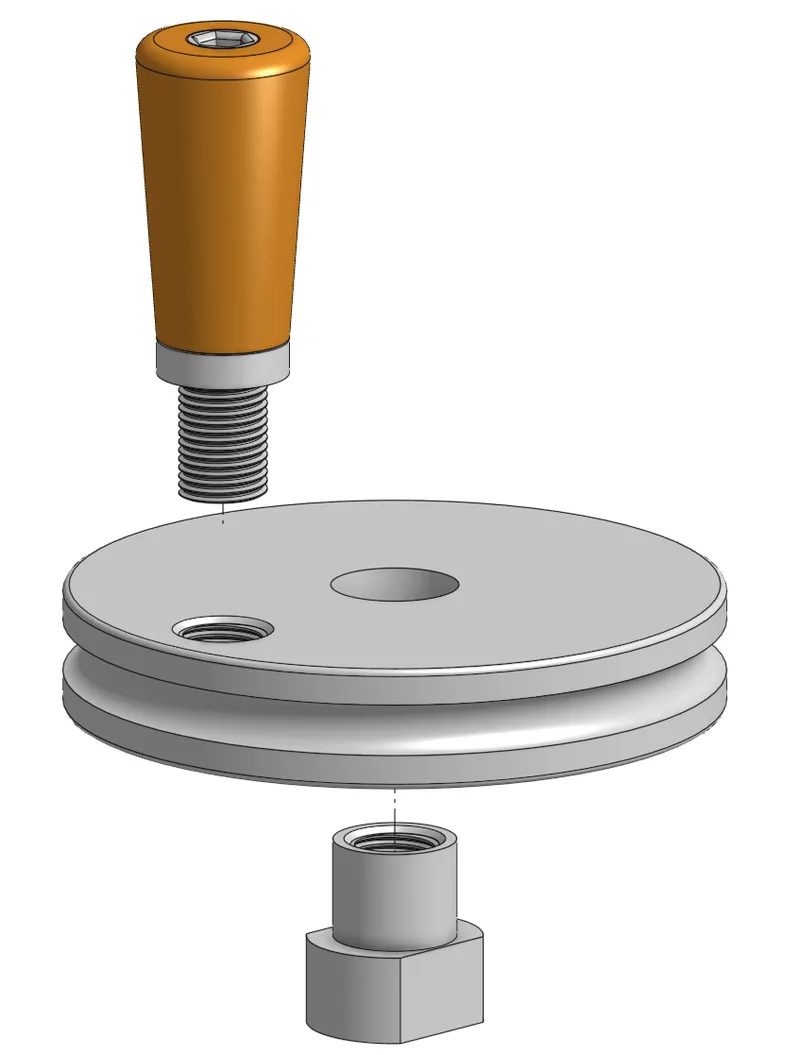 3D Printed Yarn Winder – 100% Printable by BGDglider | Download free ...
