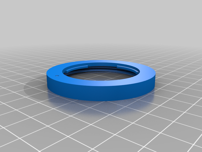 Raspberry Pi HQ Cam M43 Adapter by nlapenn | Download free STL model ...