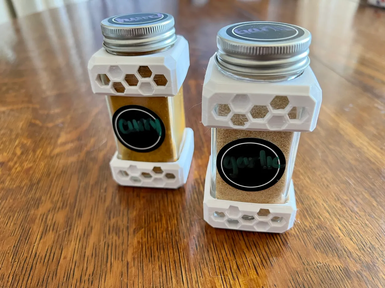 Seasonings Jar Bumpers by phidesigned | Download free STL model ...