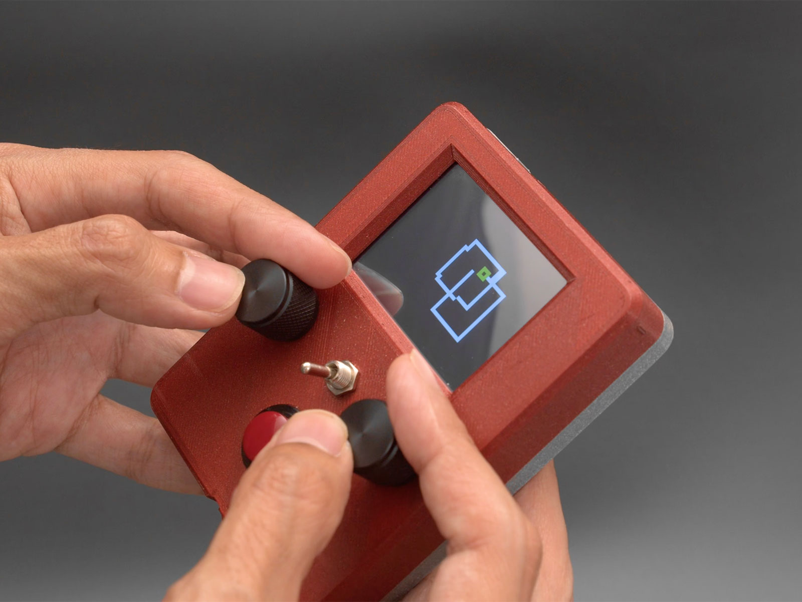 Sketch Drawing Toy By Adafruit Download Free Stl Model 