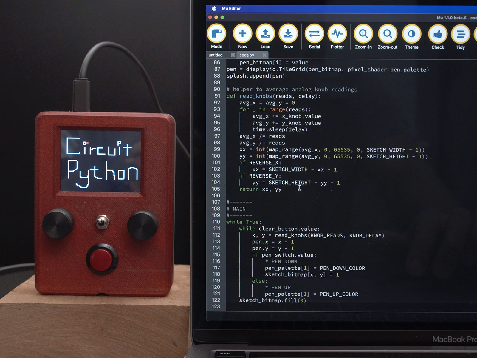 Sketch Drawing Toy by Adafruit | Download free STL model | Printables.com