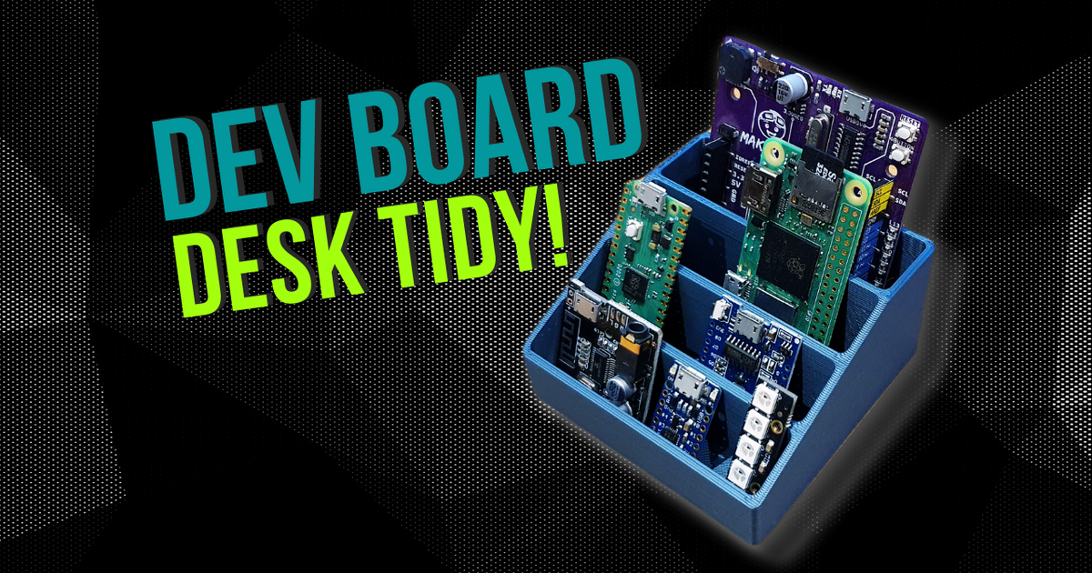 Dev Board Desk Tidy by FreeMiniatures | Download free STL model ...