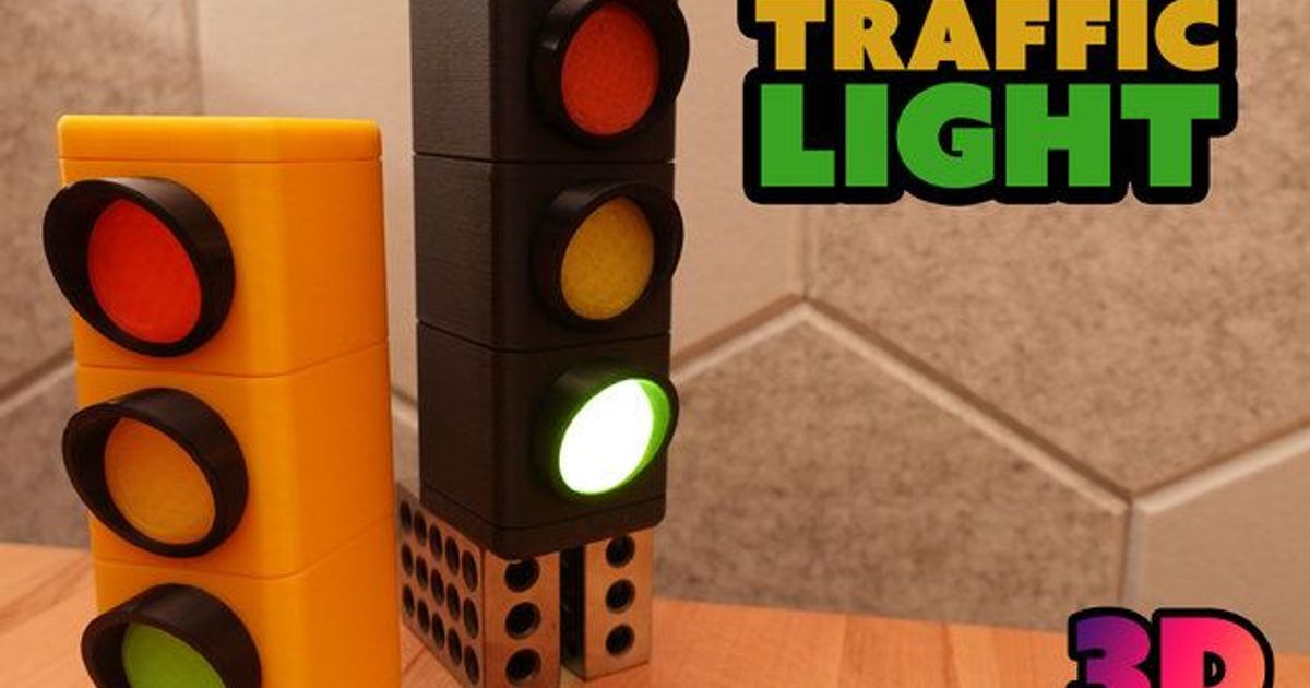 Mechanical Traffic Light por 3D Printy | Descargar modelo STL gratuito ...