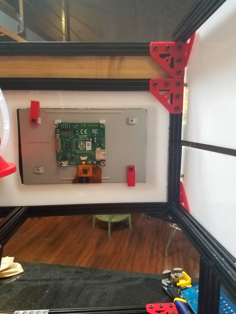 Raspberry Pi Touchscreen Flush Mounting Clips by margyle | Download ...