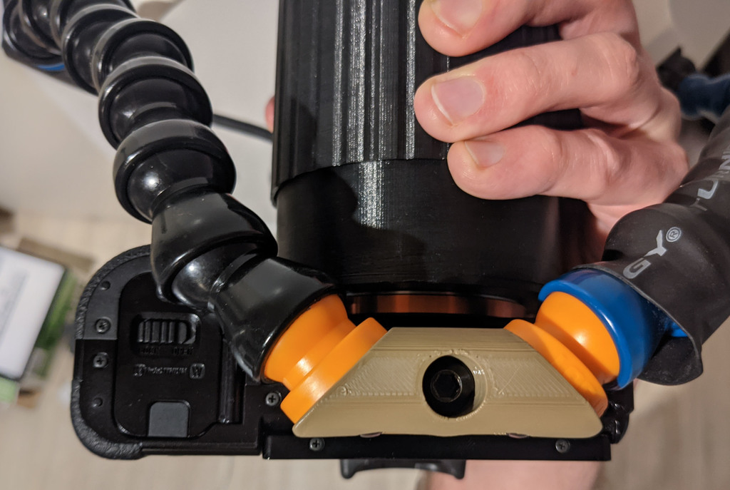 Twin loc-line arm mount for camera tripod socket by thenickdude ...