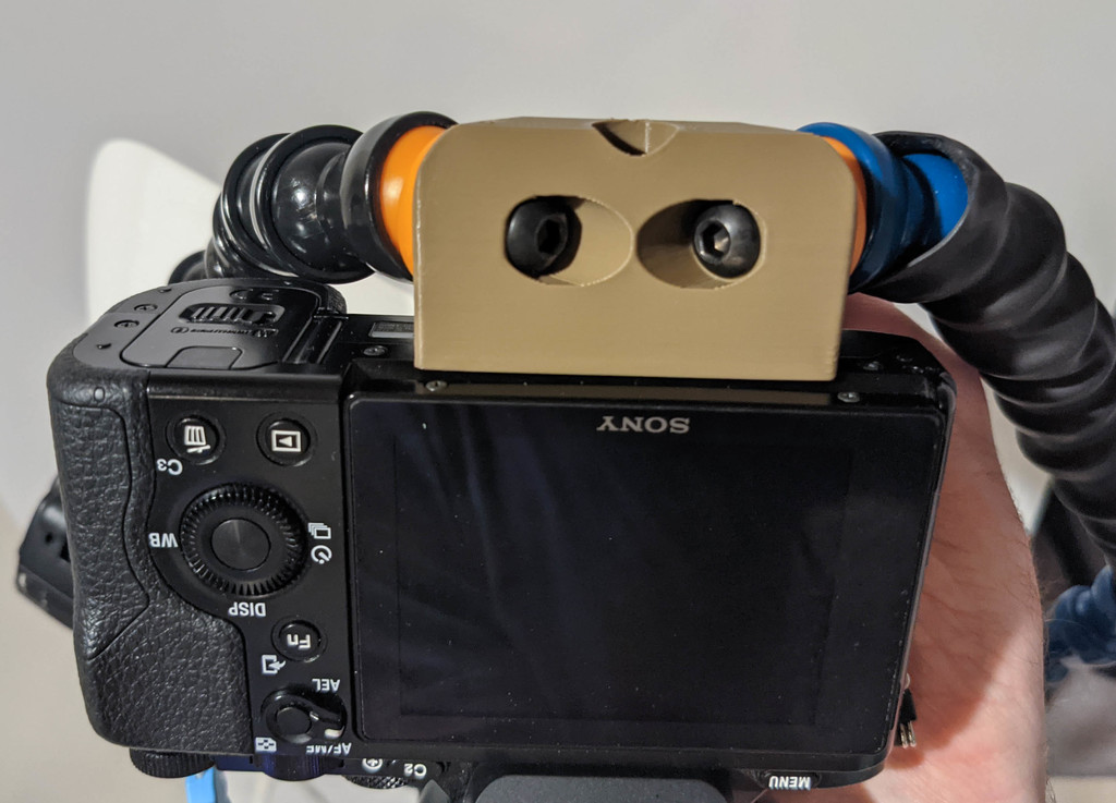 Twin loc-line arm mount for camera tripod socket by thenickdude ...