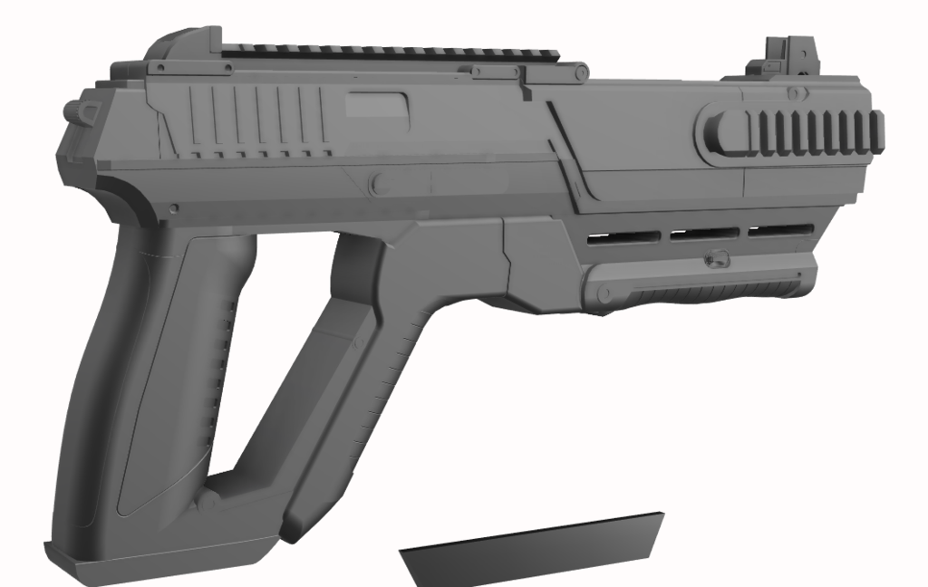 Splitgate pistol by Purple3dStudio | Download free STL model | Printables.com