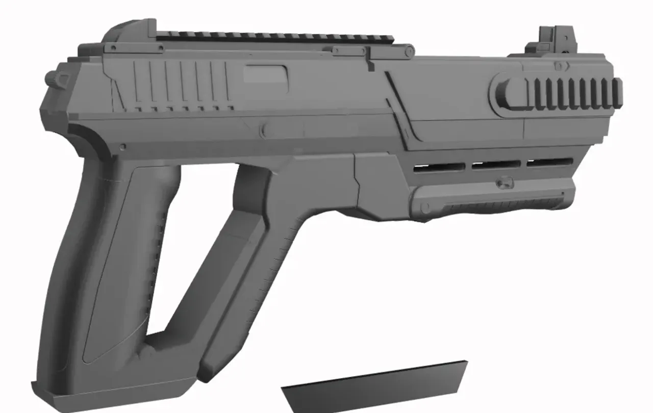 Splitgate pistol by Purple3dStudio | Download free STL model ...