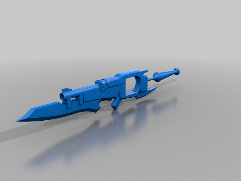 MHW Iron Gunlance by Purple3dStudio | Download free STL model ...