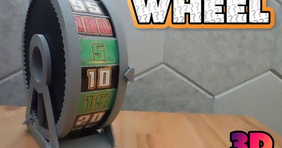 Random Decision Wheel (OpenSCAD) by 3D Printy | Download free STL model ...